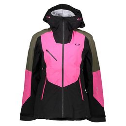 Oakley Funktionsjacke "Spellbound" in Schwarz/ Pink - 70% | Gr&ouml;&szlig;e S | Damen-outdoorjacken