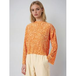 MONKI Bluse in Orange - 52% | Gr&ouml;&szlig;e L | Damen-blusen