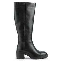 Geox Leder-Stiefel "Damiana" in Schwarz - 65% | Gr&ouml;&szlig;e 41 | Damen-stiefel