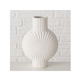 Boltze Vase "Lambet" in Wei&szlig; - (H)28 cm - 13% | Kerzen-vasen