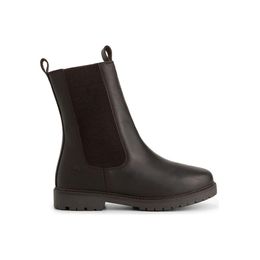 TRAVELIN' Leder-Chelsea-Boots "Herning" in Braun - 41% | Gr&ouml;&szlig;e 38 | Stiefeletten