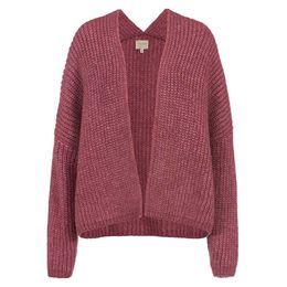 Herrlicher Cardigan "Alissa" in Rot - 64% | Gr&ouml;&szlig;e XL | Damen-pullover-cardigans