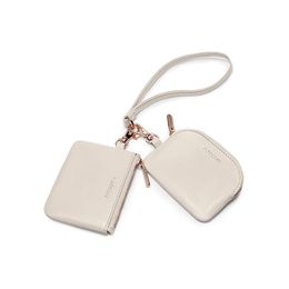 Puccini Leder-Schl&uuml;sselanh&auml;ngerset "Zen" in Beige - (B)10 x (H)8 x (T)2 cm - 48% | Portemonnaies-etuis