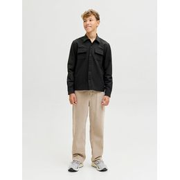 Jack & Jones JACK & JONES Junior Hemd in Schwarz - 47% | Gr&ouml;&szlig;e 140 | Kinder-blusen-hemden