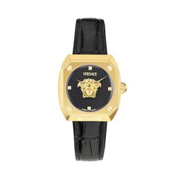 Versace Damen Quarzuhr &raquo;MEDUSA ANTARES&laquo; Armbanduhr, Damenuhr, Swiss Made, Lederarmband, analog