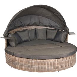 Merxx Gartenlounge-Set &raquo;Riva Premium&laquo; Set, 15 Stk. tlg. Relaxinsel, inkl. Sitz-und R&uuml;ckenkissen beige Aluminium, Kunststoff, Polyester