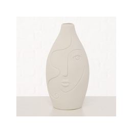 Boltze Vase "Face" in Wei&szlig; - (H)23 cm - 17% | Kerzen-vasen