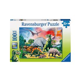 Ravensburger 100tlg. Puzzle "Unter Dinosauriern" - ab 6 Jahren - 14% | Gesellschaftsspiele