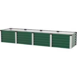 Vitavia Hochbeet &raquo;Meta In&Out 401 L&laquo; BxTxH: 65x245x40 cm, seegras/alu gr&uuml;n B/H/T: 65cm x 40,3cm x 245cm