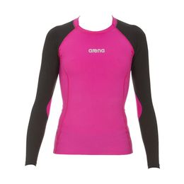 arena Kompressions-Trainingsshirt "LS" in Pink - 55% | Gr&ouml;&szlig;e M | Damen-outdoor-tops-shirts
