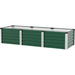 Vitavia Hochbeet &raquo;Meta In&Out 401 S&laquo; BxTxH: 65x185x40 cm, seegras/ alu gr&uuml;n B/H/T: 65cm x 40,3cm x 185cm