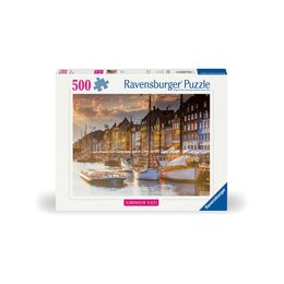 Ravensburger 500tlg. Puzzle "Sonnenuntergang in Kopenhagen" - ab 12 Jahren - 15% | Gesellschaftsspiele
