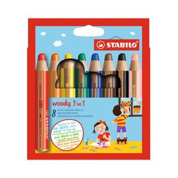 Stabilo Buntstifte "Stabilo Woody 3in1" - 8 St&uuml;ck - 13% | Schulzubehoer