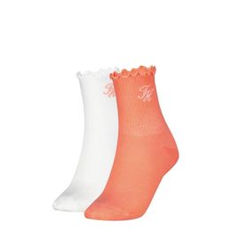 Tommy Hilfiger Herren Kurzsocken &raquo;TH WOMEN SHORT SOCK 2P REFINED MONOGRAM&laquo; 2 Paar 35-38