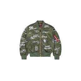 Alpha Industries Between-Season Jacket 'MA-1 Peace' male Green size XXXL