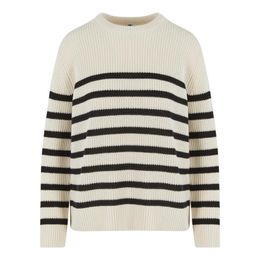 Urban Classics Damen Urban Classics Fleecepullover &raquo; Damen Ladies Rib Striped Sweater&laquo;, 1 Stk. S
