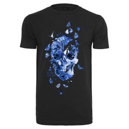 MisterTee Herren MisterTee T-Shirt &raquo;MisterTee Herren Butterfly Skull Tee&laquo; 1 Stk. XS