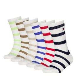 Tommy Hilfiger Herren Socken &raquo;TH KIDS SOCK 6P BRETON ECOM&laquo; 6 Paar 35-38