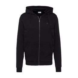 KnowledgeCotton Apparel Zip-Up Hoodie male Black size M