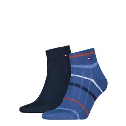 Tommy Hilfiger Herren Kurzsocken &raquo;TH MEN QUARTER 2P SUMMER BRETON&laquo; 2 Paar 43-46