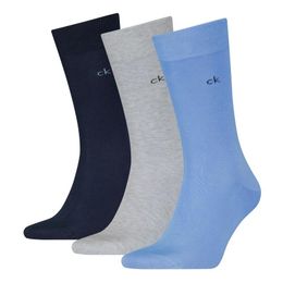 Calvin Klein Herren Socken &raquo;CK MEN SOCK&laquo; 3 Paar, uni, Cotton-Mix, breiter Bund 39-42