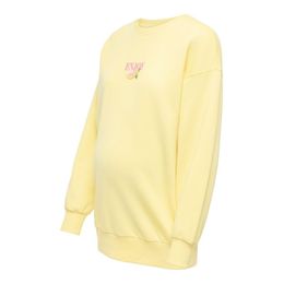 Only Maternity Sweatshirt 'OLMKita' female Yellow size L