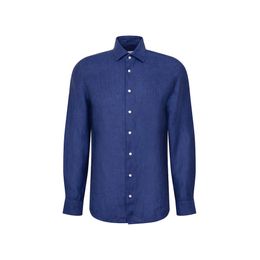 Seidensticker Business Shirt 'Smart Linen' male Blue size 37