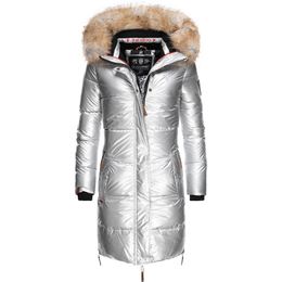Navahoo Winter Coat 'Halina' female Silver size XXL