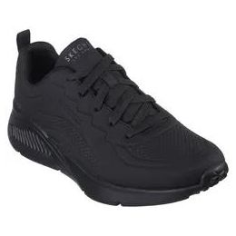 Sneaker Skechers "UNO LITE-LIGHTER ONE", Damen, Gr. 45, schwarz, Lederimitat, Schuhe Sneaker, im monochromen Look, Freizeitschuh, Halbschuh, Schn&uuml;rschuh