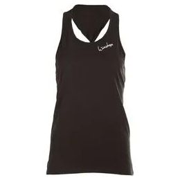 Tanktop WINSHAPE "MCT001", Damen, Gr. XL, schwarz, 50% Modal, 50% Baumwolle, Rundhals, Tops Tanktop, Ultra leicht