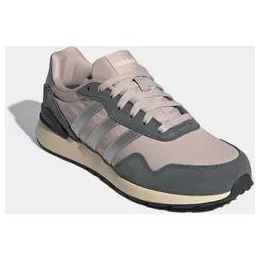 Sneaker Adidas SPORTSWEAR "RUN 60S 4.0", Gr. 40, wonder taupe, silber metallic, carbon, Leder, Textil, Schuhe Sneaker