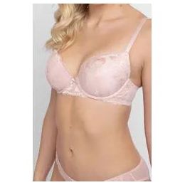 B&uuml;gel-BH Dorina "Perfect Lace", Damen, Gr. 95, Cup E, pink, Obermaterial: 90% Nylon, 10% Elasthan, BHs B&uuml;gel-BH, mit B&uuml;gel, verstellbare Tr&auml;ger, mit Spitze, bequem, weich