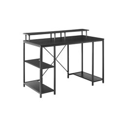 Beliani Schreibtisch CADDO in Schwarz - (W) 120 x (H) 86 x (L) 60 cm | Gr.: onesize