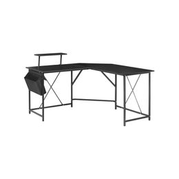 Beliani Schreibtisch TACONY in Schwarz - (W) 180 x (H) 94 x (L) 140 cm | Gr.: onesize