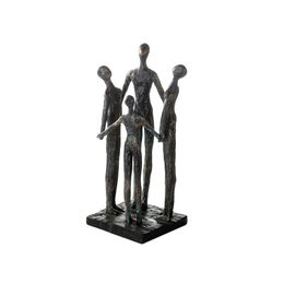 Gilde Skulptur Group bronzefarben - (H) 30 cm | Gr.: onesize