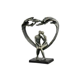 Gilde Skulptur Kiss under Tree bronzefarben - (H) 30 cm | Gr.: onesize