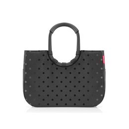 Reisenthel Loopshopper L Frame Shopper Tasche 46 cm in glossy dots black | Gr.: onesize