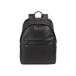 DuDu New York Daypack Leder 41 cm Laptopfach in black | Gr.: onesize