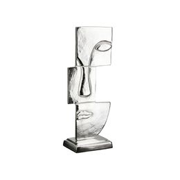 Gilde Skulptur Small Lips silberfarben - (H) 44 cm | Gr.: onesize