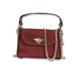 Leder Umh&auml;ngetasche Florence Tasche bordeauxrot ca. 19cm | Gr.: onesize