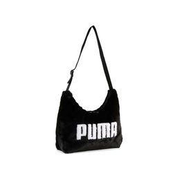 Puma Up Faux Fur Slouchy Hobo - Umh&auml;ngetasche 31.5 cm (black) in schwarz | Gr.: onesize