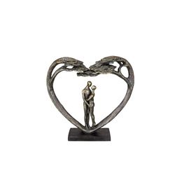 Gilde Skulptur Love Tree bronzefarben - (H) 31,5 cm | Gr.: onesize