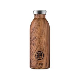 24Bottles Clima Trinkflasche 500 ml in sequoia wood | Gr.: onesize
