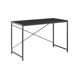 Beliani Schreibtisch ANDASTE in Schwarz - (W) 120 x (H) 75 x (L) 60 cm | Gr.: onesize