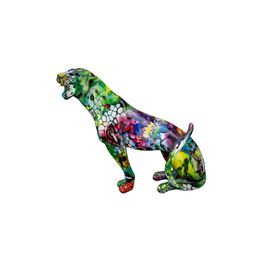Gilde Figur Street Art Gepard mehrfarbig - (H) 28 cm | Gr.: onesize