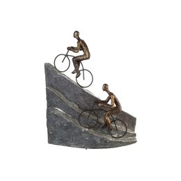 Gilde Skulptur Racing bronzefarben, grau - (H) 33 cm | Gr.: onesize