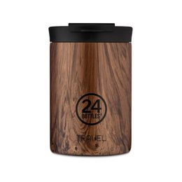 24Bottles Travel Trinkbecher 350 ml in sequoia wood | Gr.: onesize