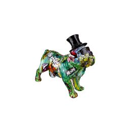 Gilde Figur Street Art Hund mehrfarbig - (H) 24 cm | Gr.: onesize
