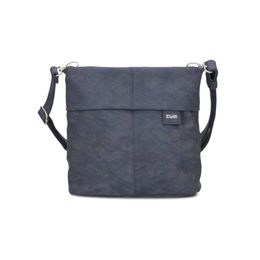 Zwei Mademoiselle.M Schultertasche 25 cm in nubuk blue | Gr.: onesize