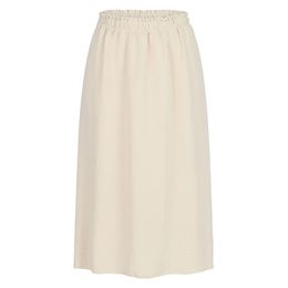 Cloud5ive Musselin Midi-Skirt in beige | Gr.: XXL